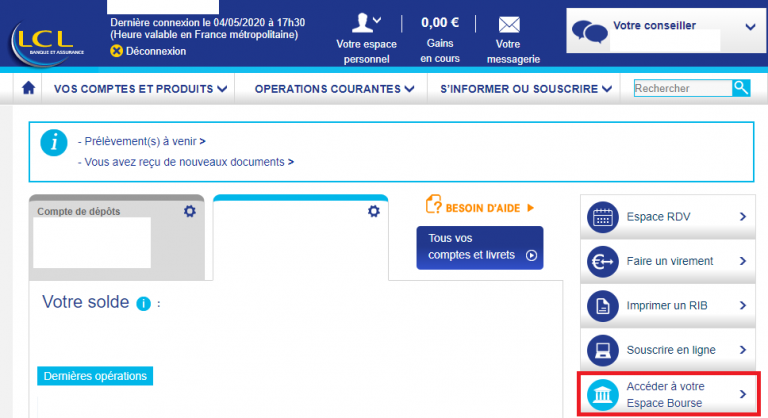 LCL - Le Credit Lyonnais - Conseiller Bancaire